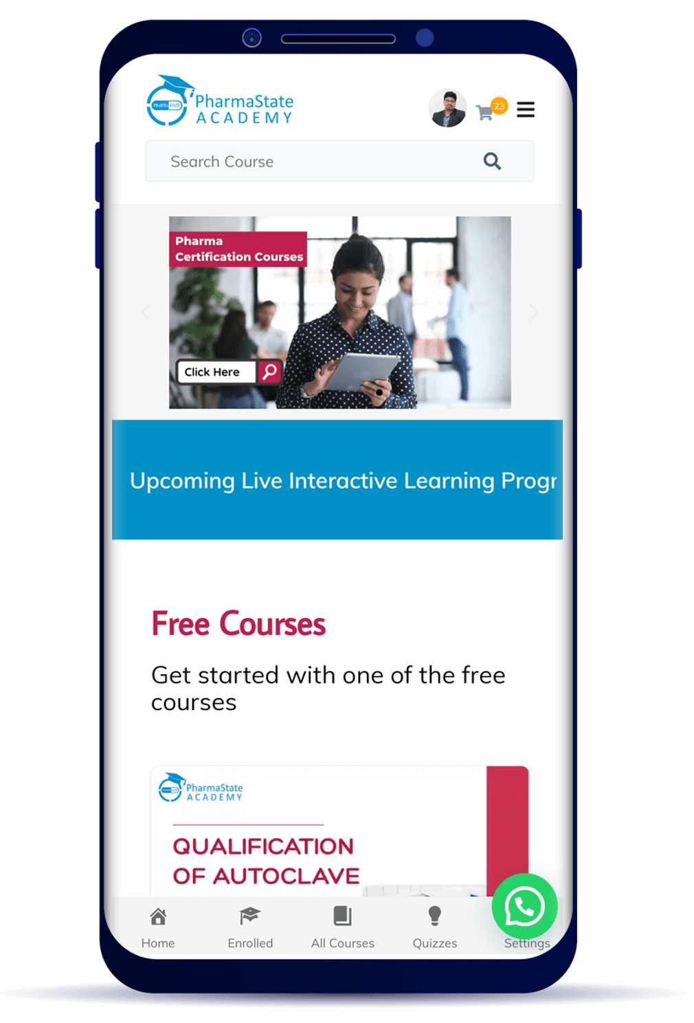 Install PharmaState Academy App